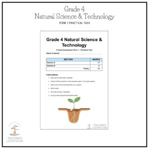 Grade 4 Natural Science & Technology Term 1 2026 Practical Task ...