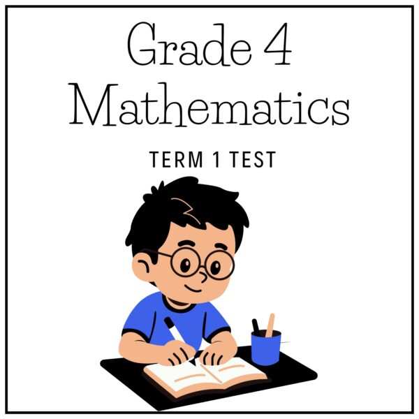 Grade 4 Mathematics Term 1 Test 2026 – teacherslighthouse